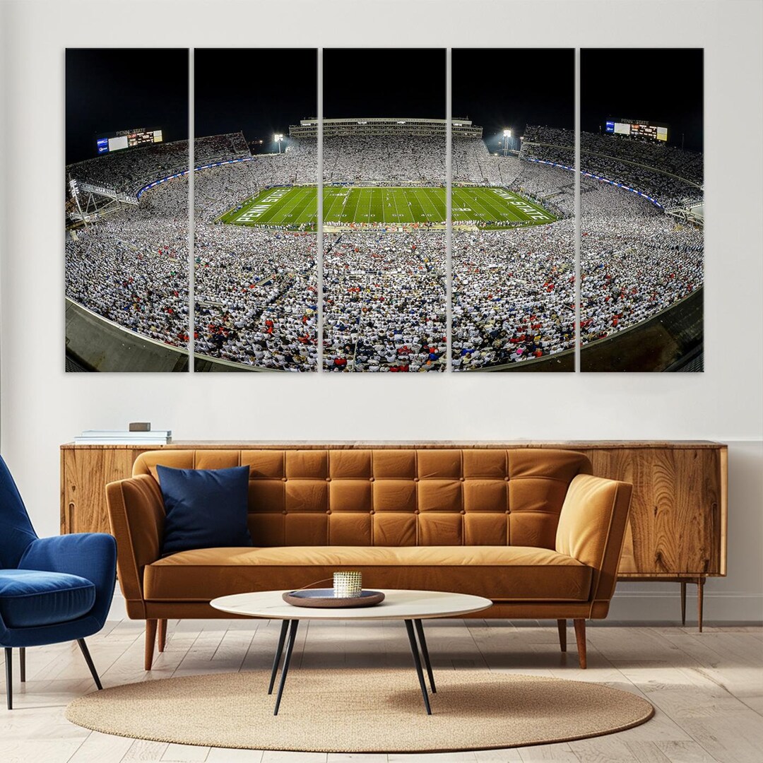 Beaver Stadium Penn State Football Wall Art Penn State Stadium Ready to ...