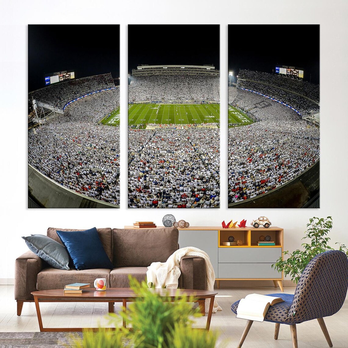Beaver Stadium Penn State Football Wall Art Penn State Stadium Ready to ...