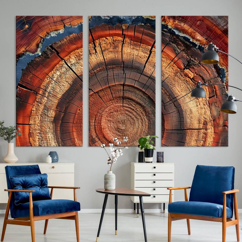 Tree Ring Wall Art - Etsy