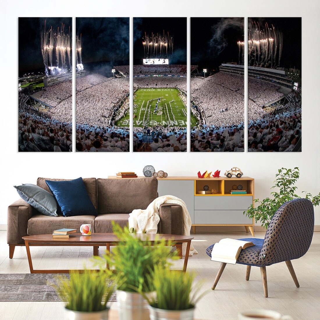 Beaver Stadium Penn State Football Canvas Wall Art, Pennsylvania ...