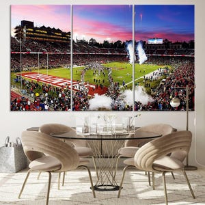 Stanford Stadium Wall Art Canvas Print – Iconic Night Game Art – Ready ...