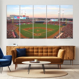 Great American Ball Park Print Cincinnati Reds Stadium Wall Art Print ...
