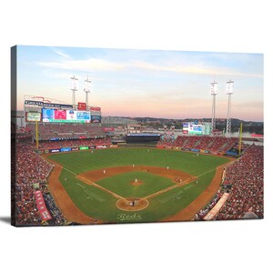 Great American Ball Park Print Cincinnati Reds Stadium Wall Art Print ...