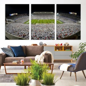 Beaver Stadium Penn State Football Wall Art Penn State Stadium Ready to ...
