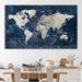 Personalized Map Print, Custom World Map, Framed Map Wall Art ...