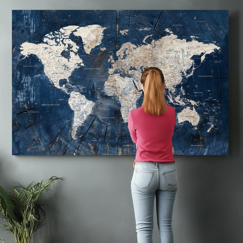Personalised Map - Etsy
