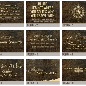 Personalized Travel Maps, World Map Canvas Print, Personalized Gifts ...
