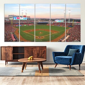 Great American Ball Park Print Cincinnati Reds Stadium Wall Art Print ...