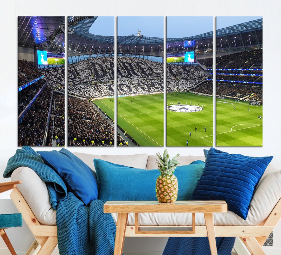 Tottenham Hotspur Stadium Wall Art Canvas for Sports Lover Gift, Soccer ...