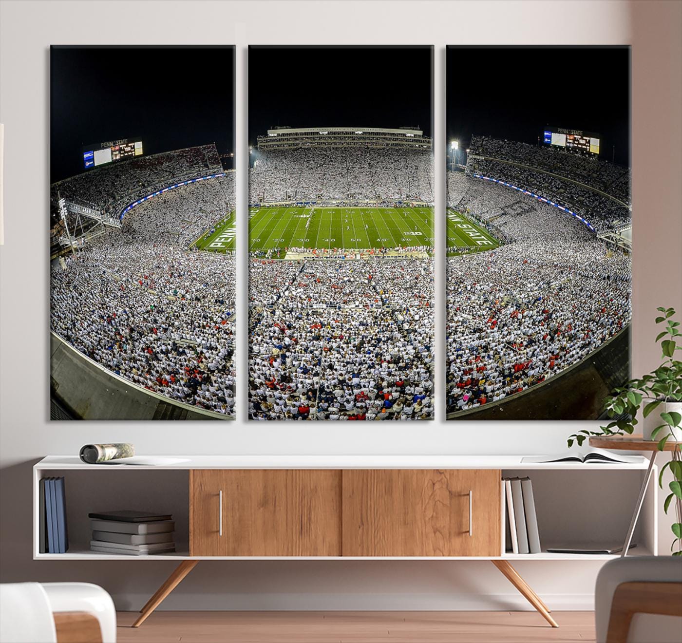 Beaver Stadium Penn State Football Wall Art Penn State Stadium Ready to ...