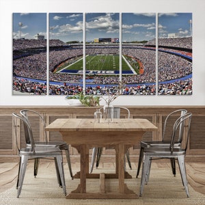 Bills Stadium Wall Art Canvas Print American Football Stadium Wall Art ...