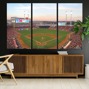 Great American Ball Park Print Cincinnati Reds Stadium Wall Art Print ...