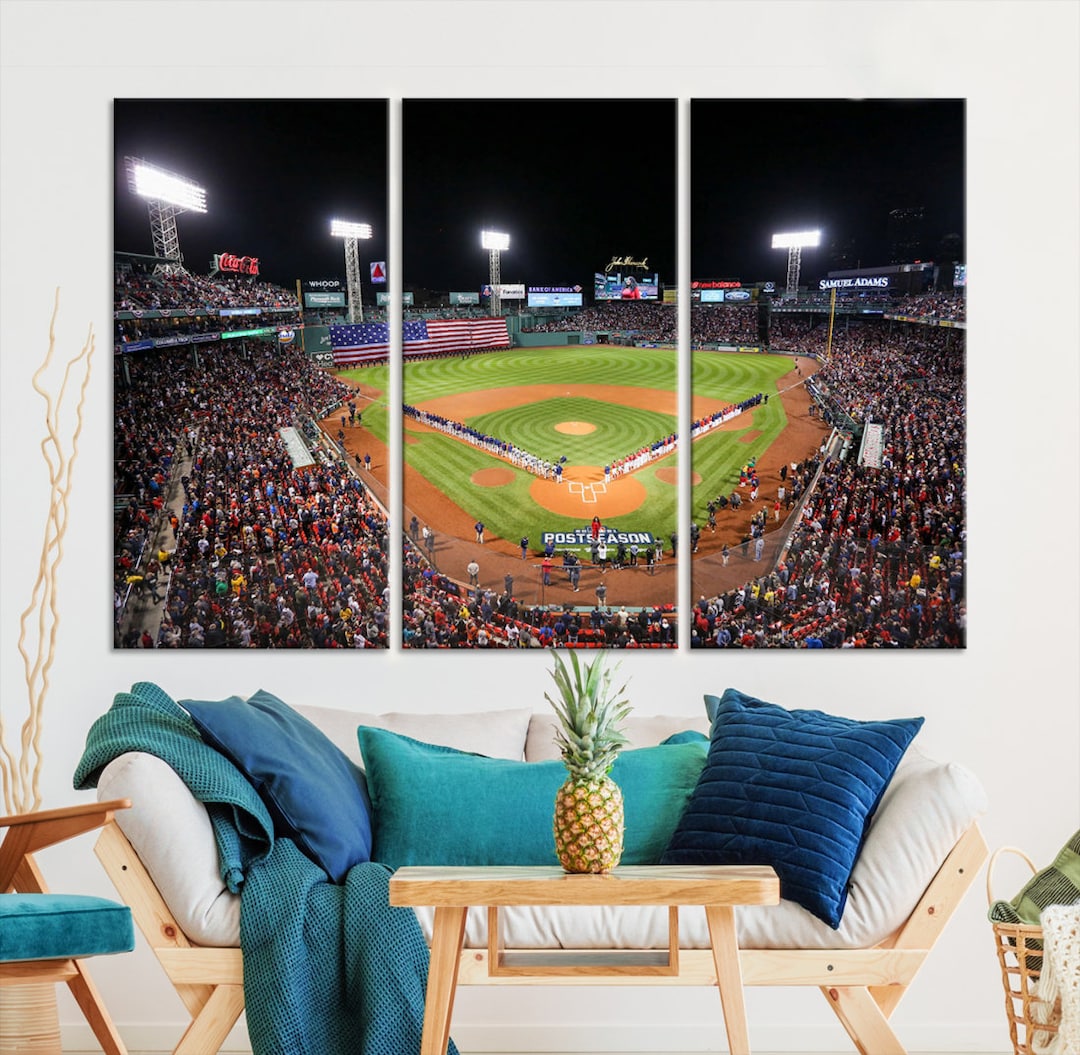 Fenway Park Boston Baseball Stadium Wall Art Canvas Print for Gift ...