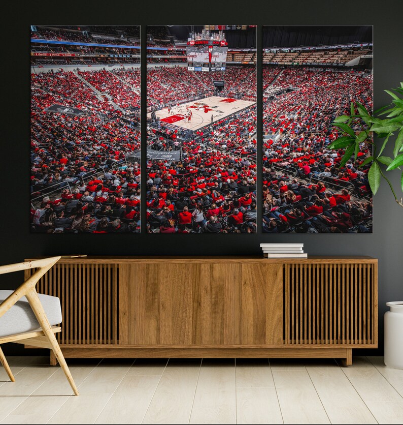 KFC Yum Center Wall Art Print Louisville Stadium Wall Art Canvas Print ...