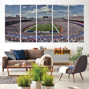 Bills Stadium Wall Art Canvas Print American Football Stadium Wall Art ...