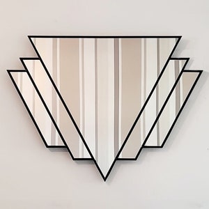 Art Deco Fan Mirror Art Deco Mirror Wall Mirror Vintage - Etsy