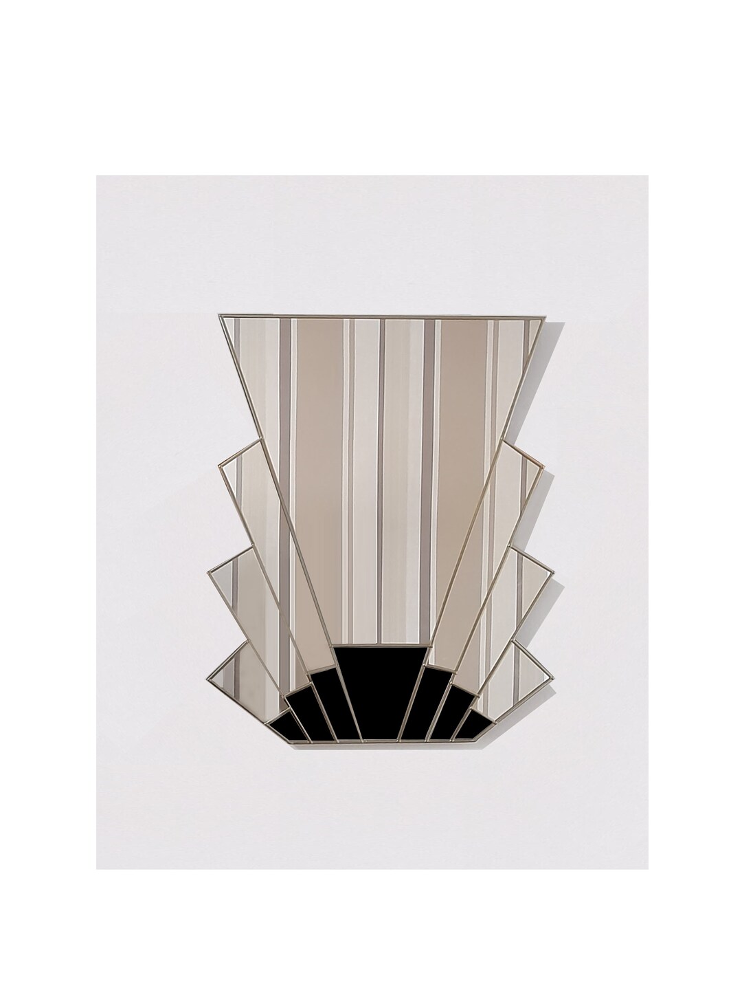 Large Art Deco Wall Mirror, Art Deco Fan Mirror, Art Deco Mirror - Etsy