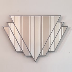 Art Deco Fan Mirror Art Deco Mirror Wall Mirror Vintage - Etsy UK