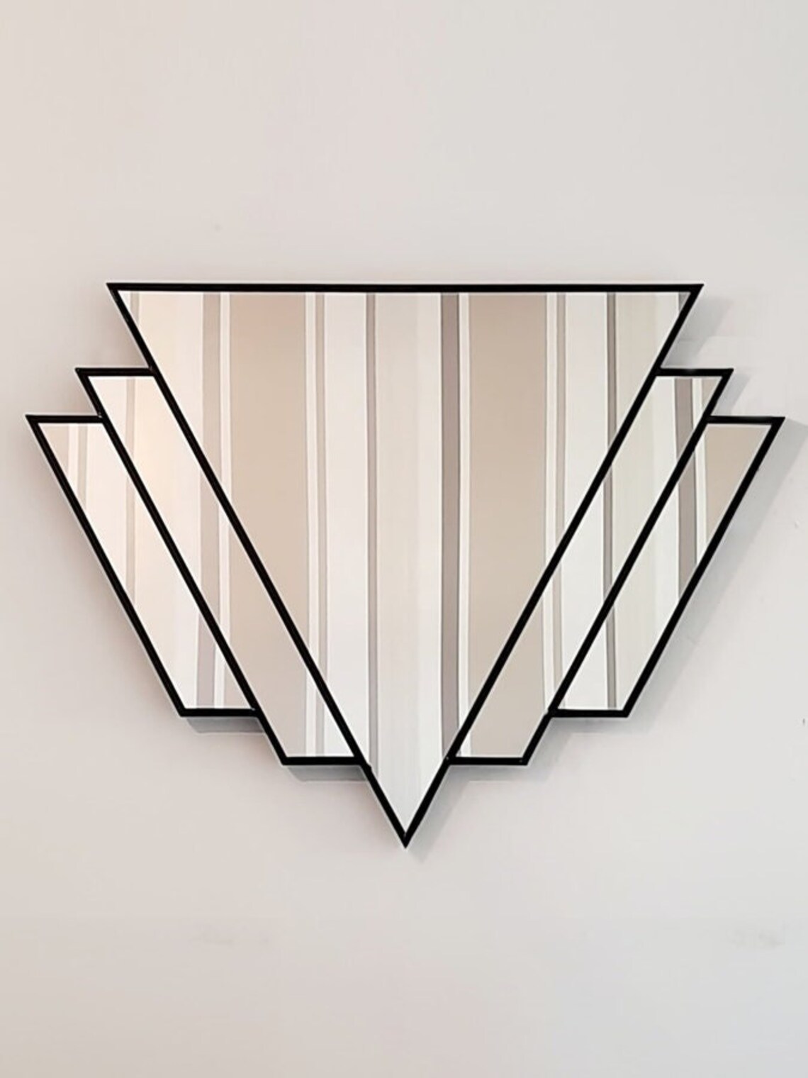 Art Deco Fan Mirror Art Deco Mirror Wall Mirror Vintage - Etsy