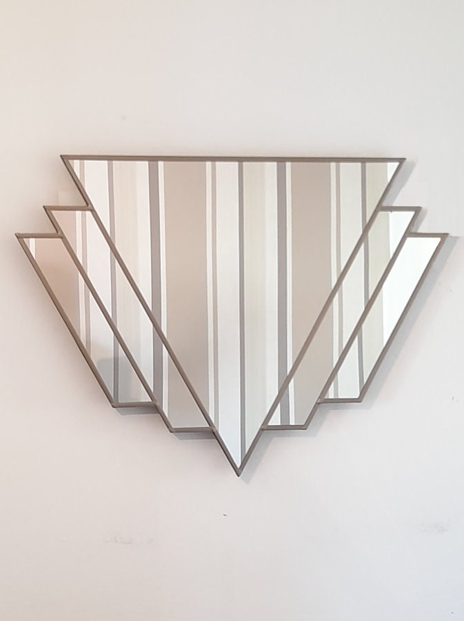 Art Deco Fan Mirror Art Deco Mirror Wall Mirror Vintage - Etsy UK