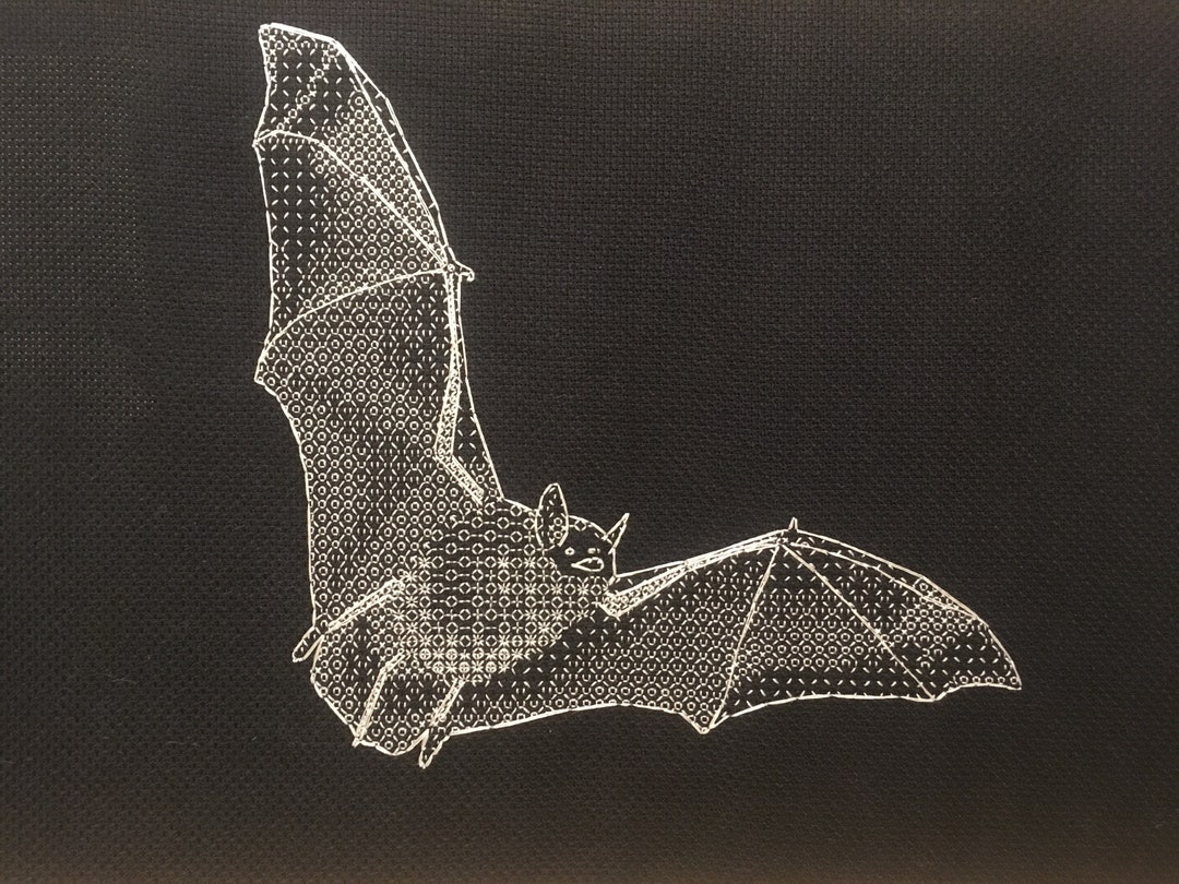 Bat Blackwork Shading Pattern (updated) - Etsy