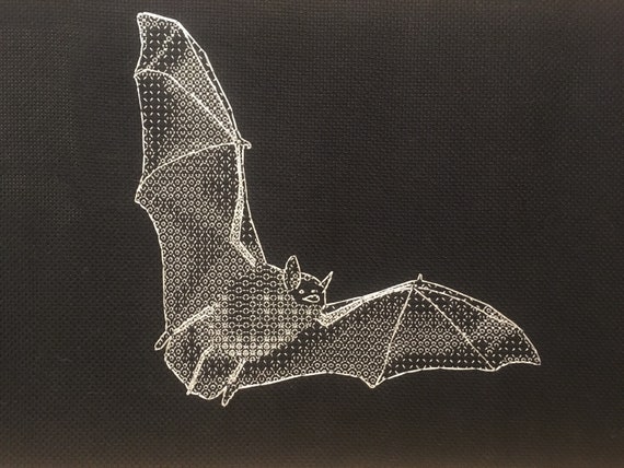 Bat Blackwork Shading Pattern Updated | Etsy