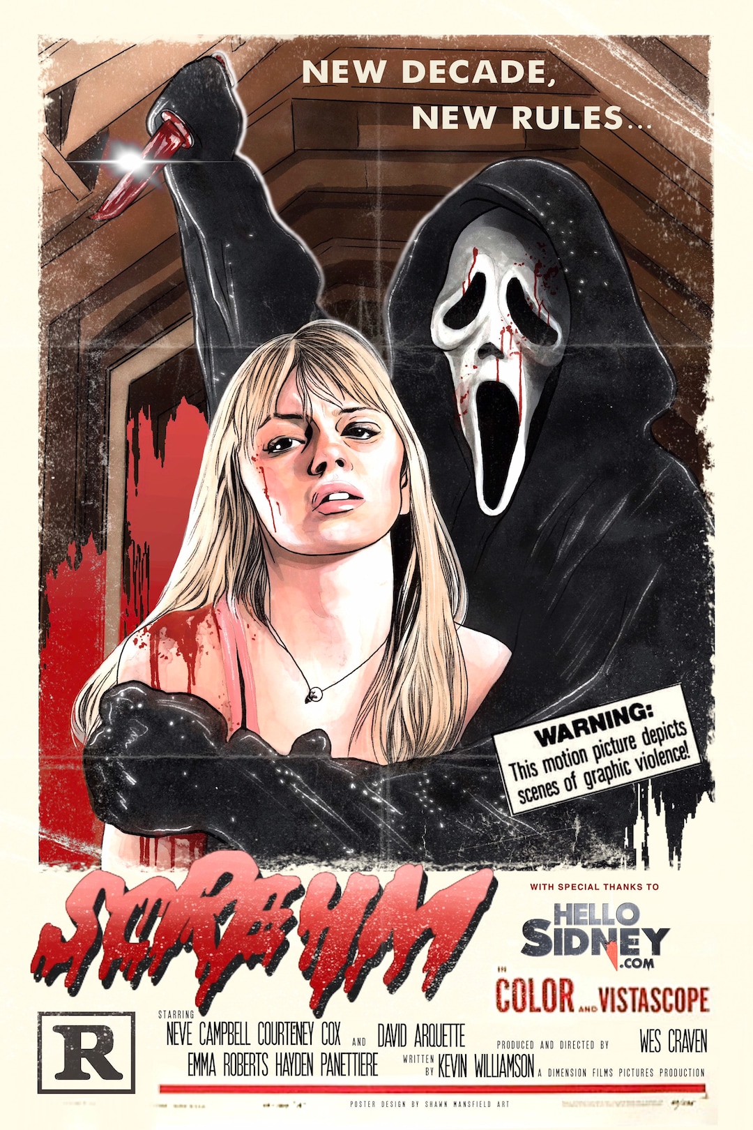 SCREAM 4 Poster Print - Etsy