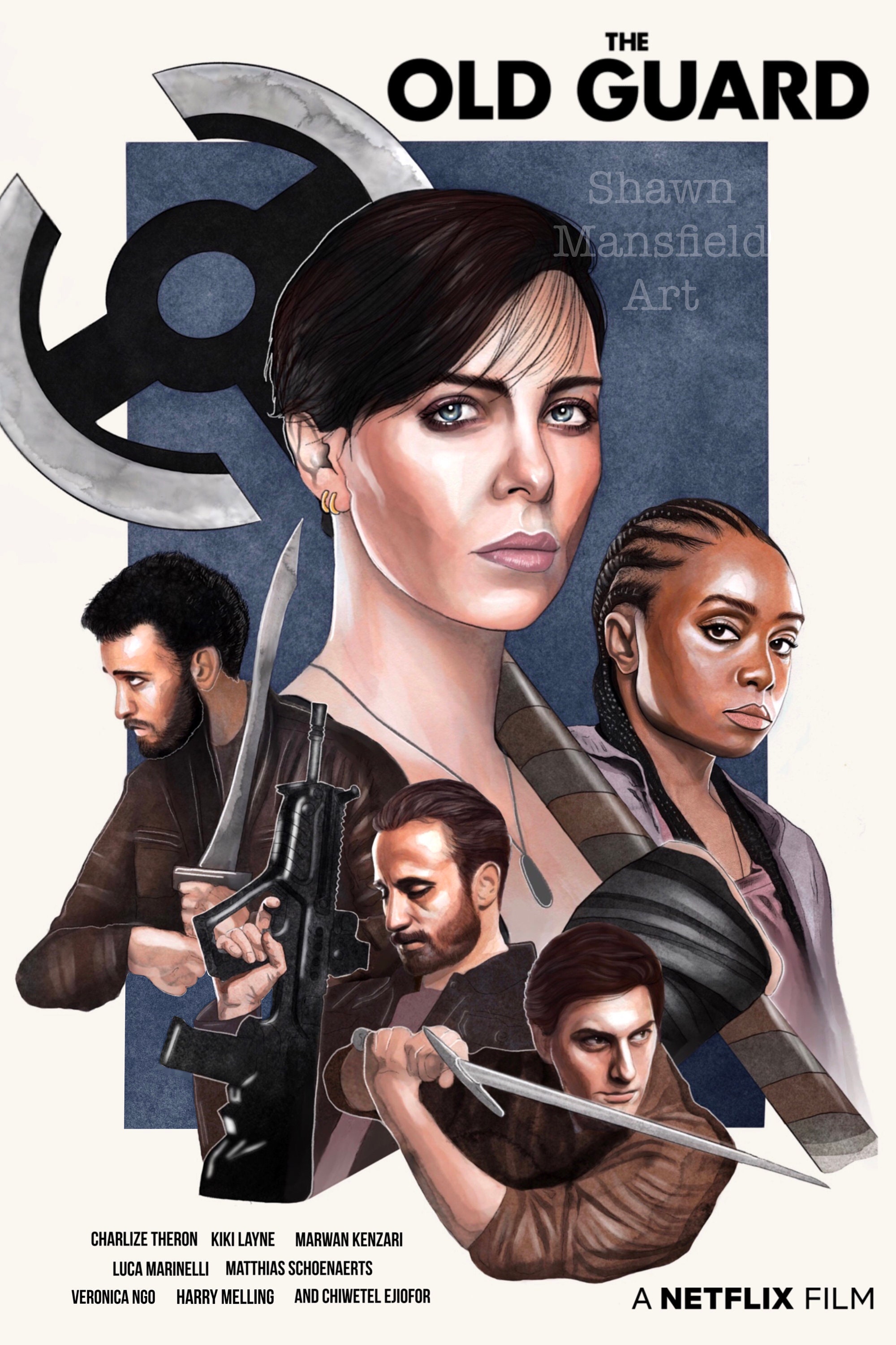 The Old Guard 11x17 poster print | Etsy