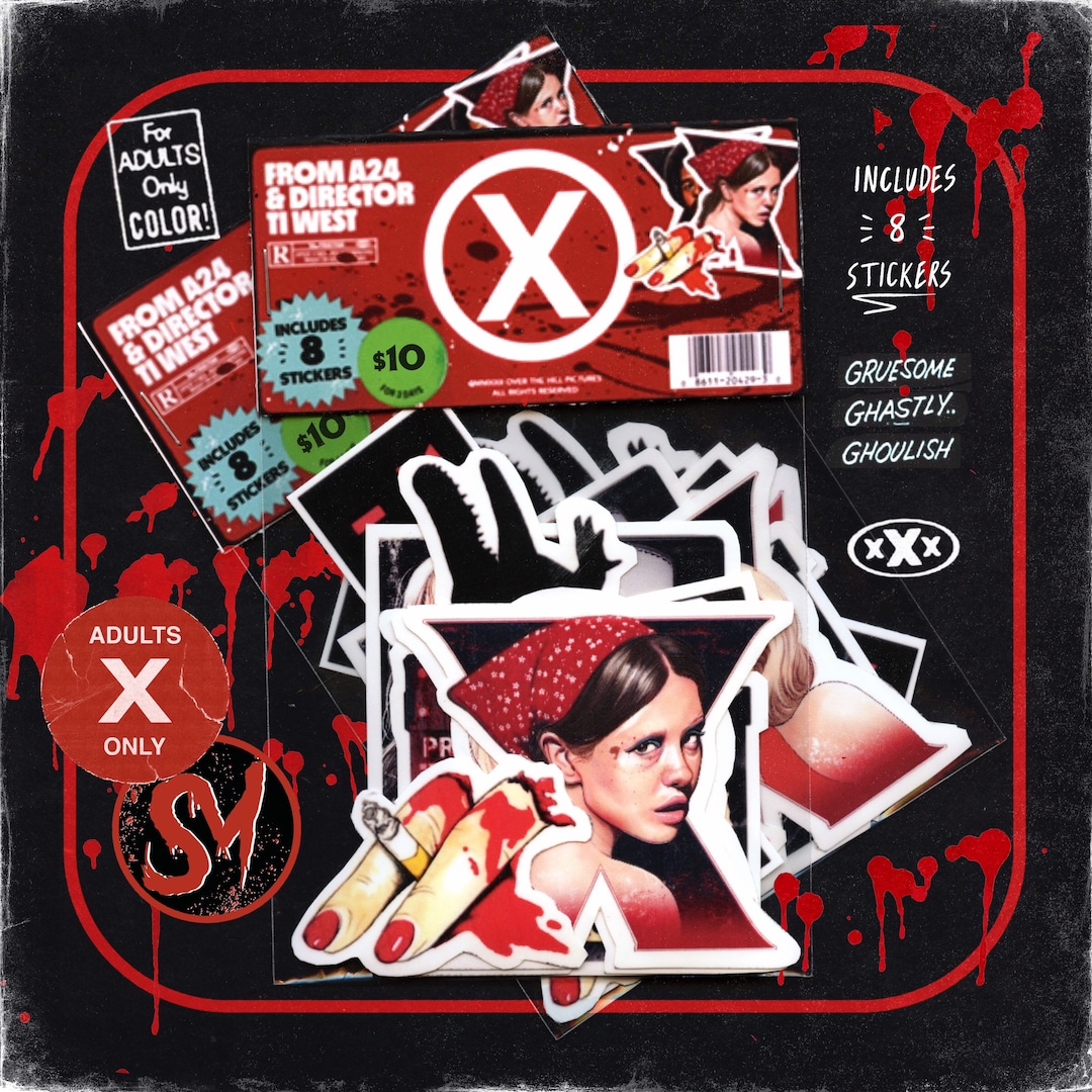 X Movie Sticker Pack 2022 - Etsy
