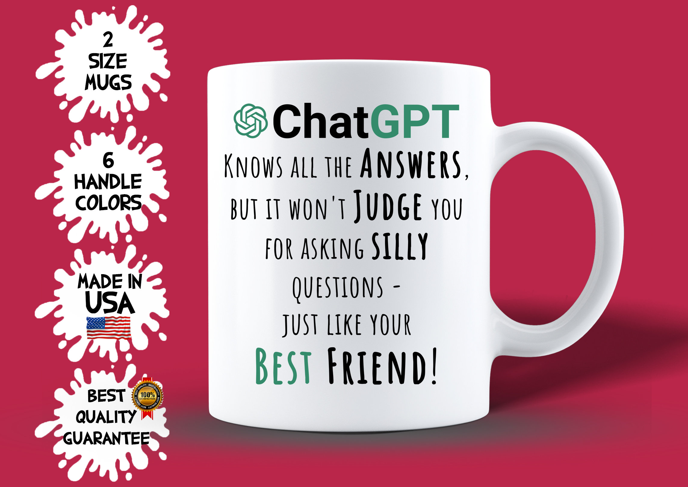 Chatgpt Mug, Best Chat GPT Coffee Gift Idea, Chatgpt Best Seller 2023 ...