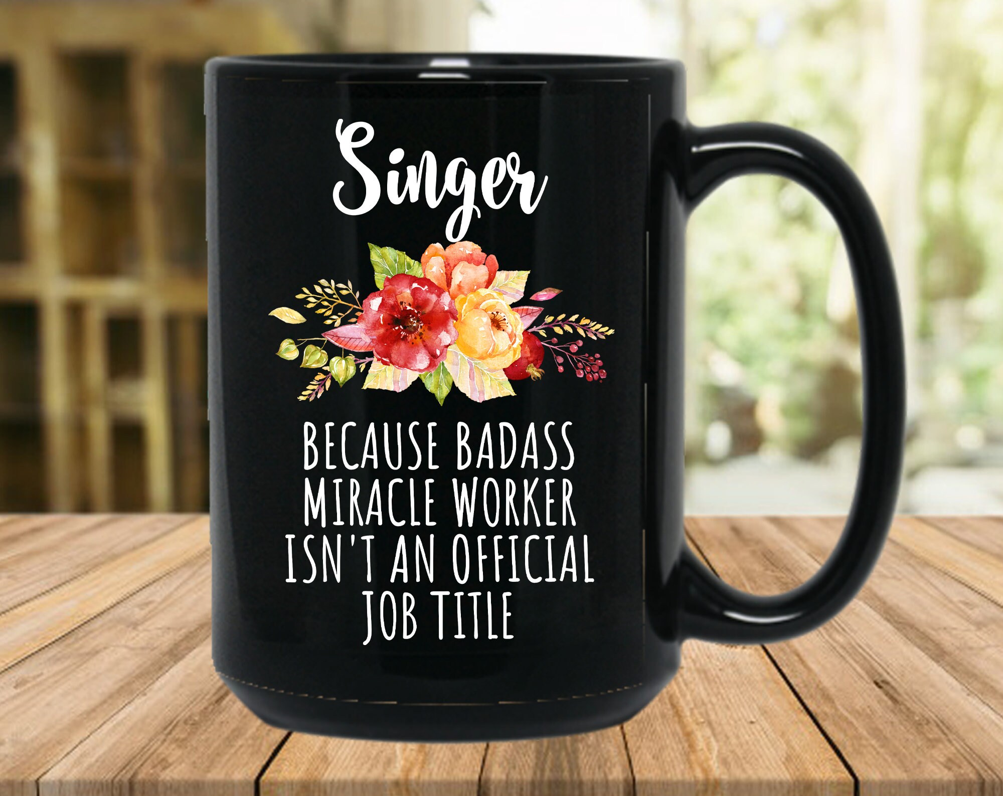 Singer Mug Singer Gift Ideas Badass Worker Coffee Mug - Etsy 日本