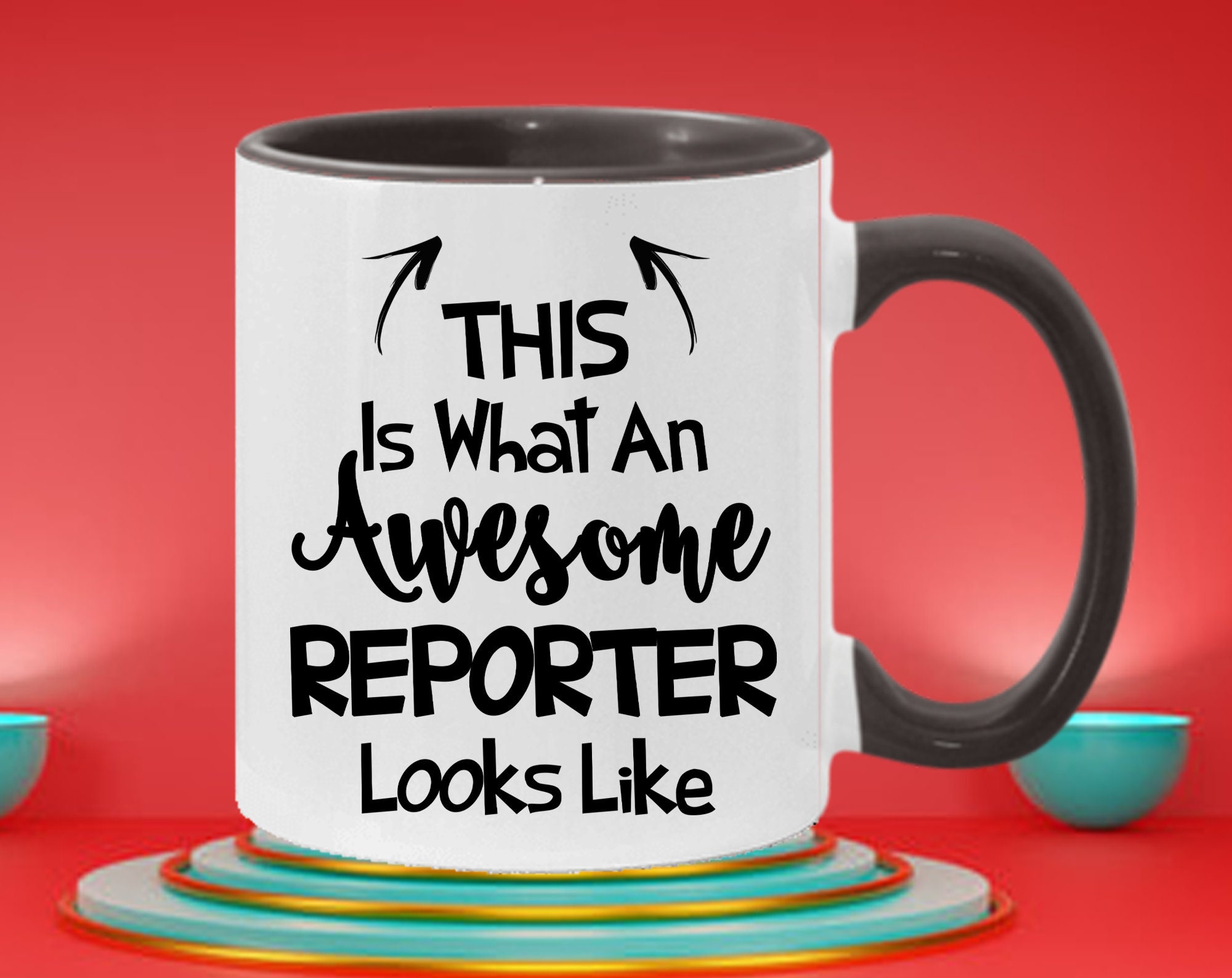 Awesome Reporter Mug This is What an Awesome Reporter Looks - Etsy UK