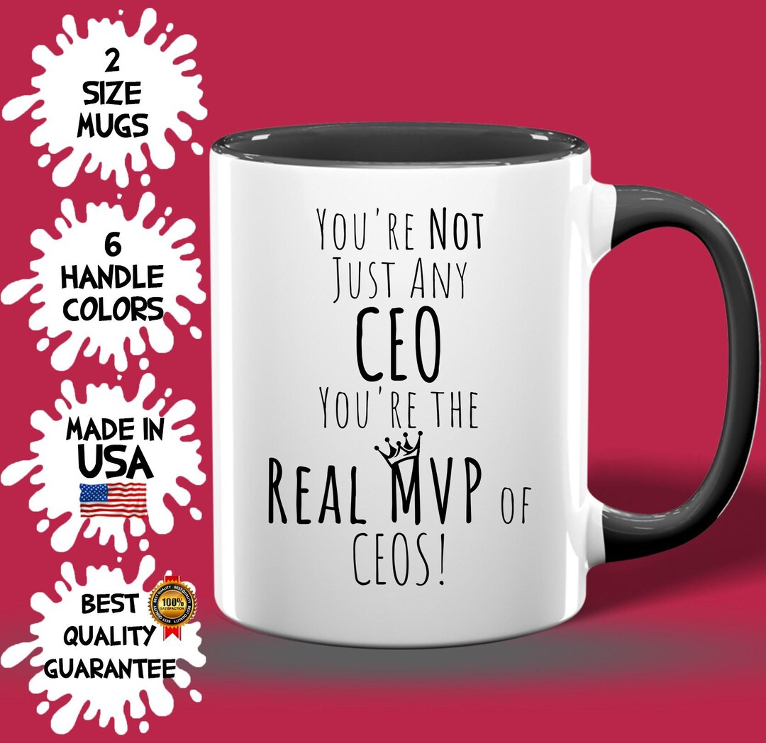 CEO Appreciation Mug, Custom Gift for Ceos, Best CEO Ever Mug ...
