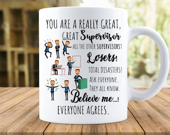 Best Supervisor Mug - Etsy