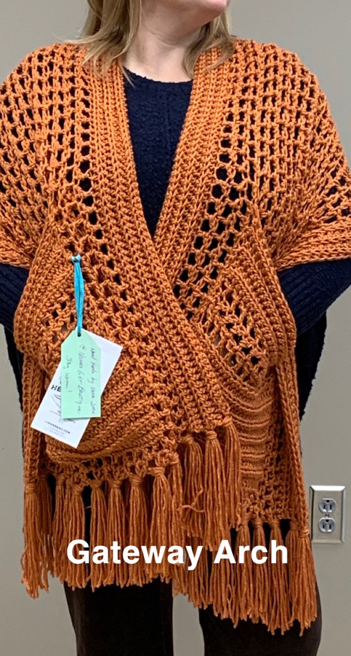 Boho Shawl With Pockets - Etsy