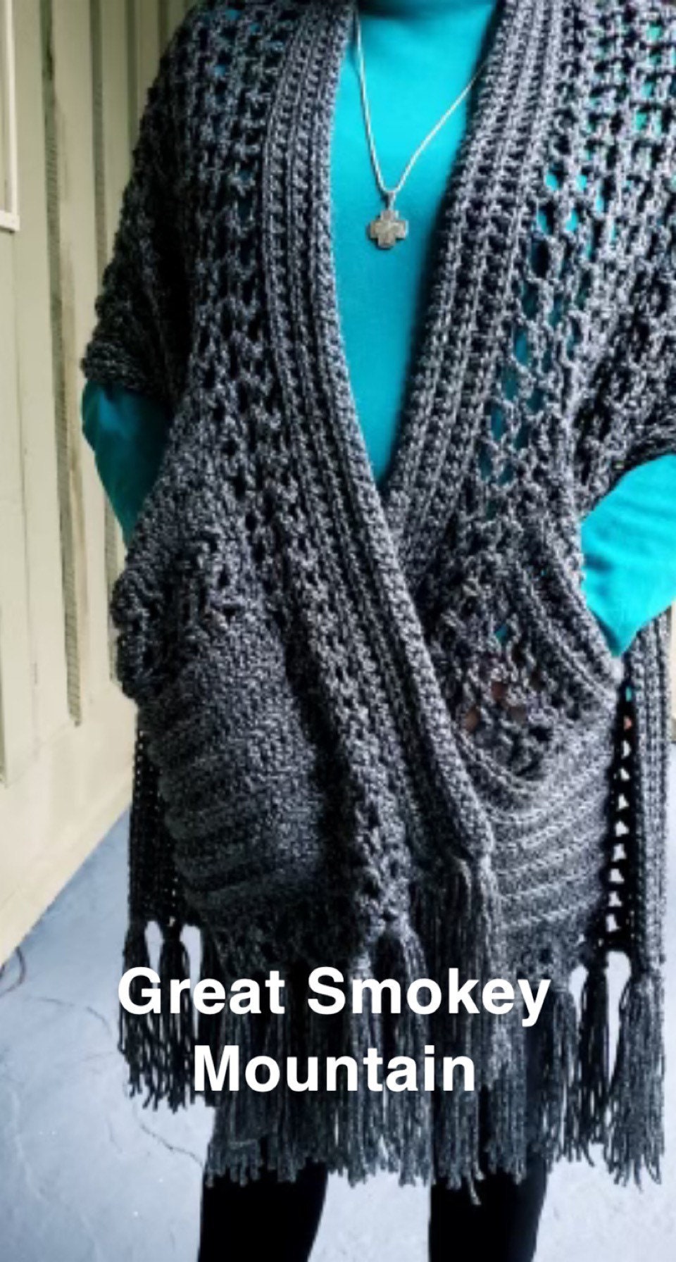 Boho Shawl With Pockets - Etsy