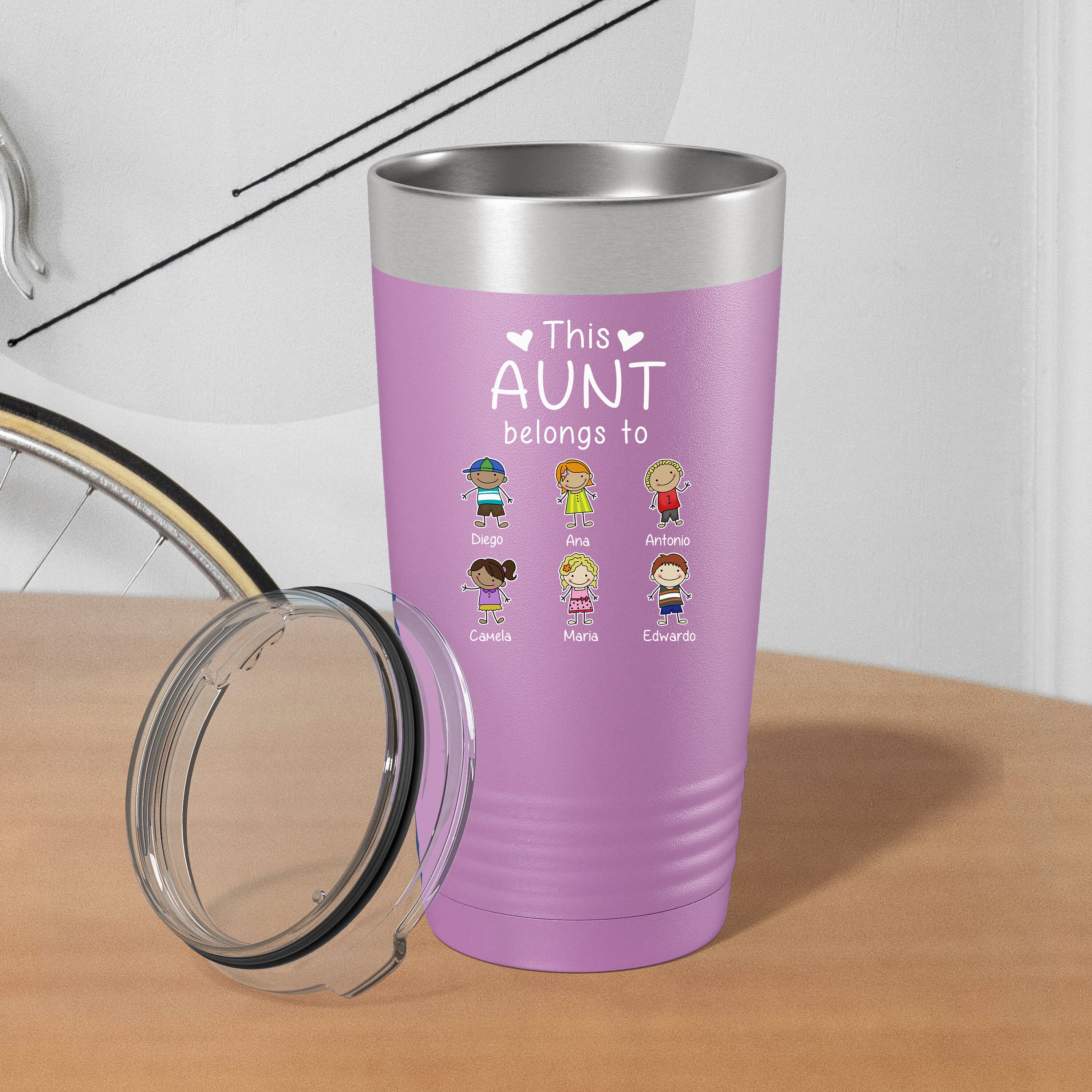 Gifts For Aunt Tumbler Cup This Aunt Belongs To Travel Mug | Etsy