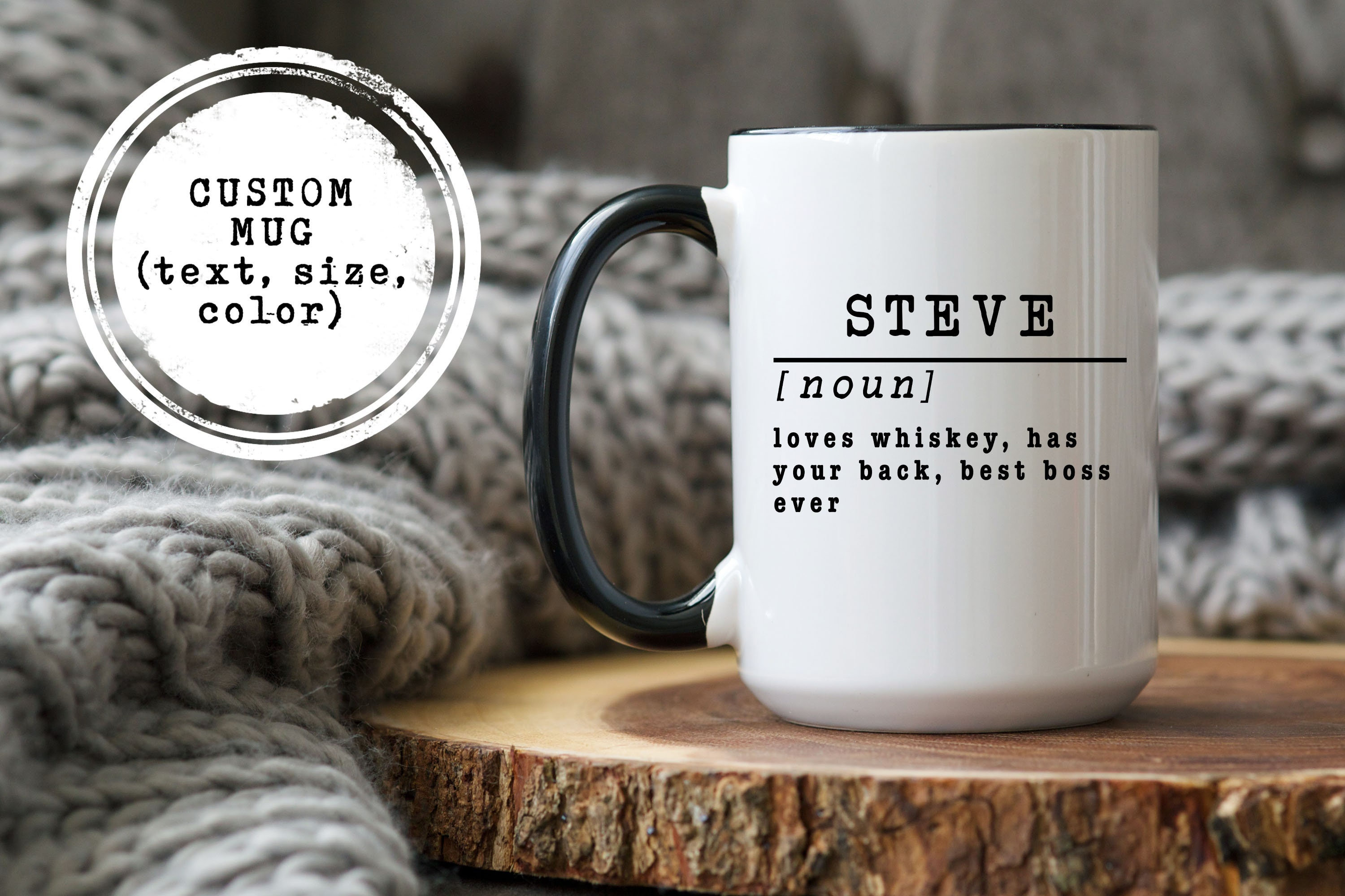 Boss Gift, Personalized Gifts for Boss Mug, Best Boss Gifts for Men ...