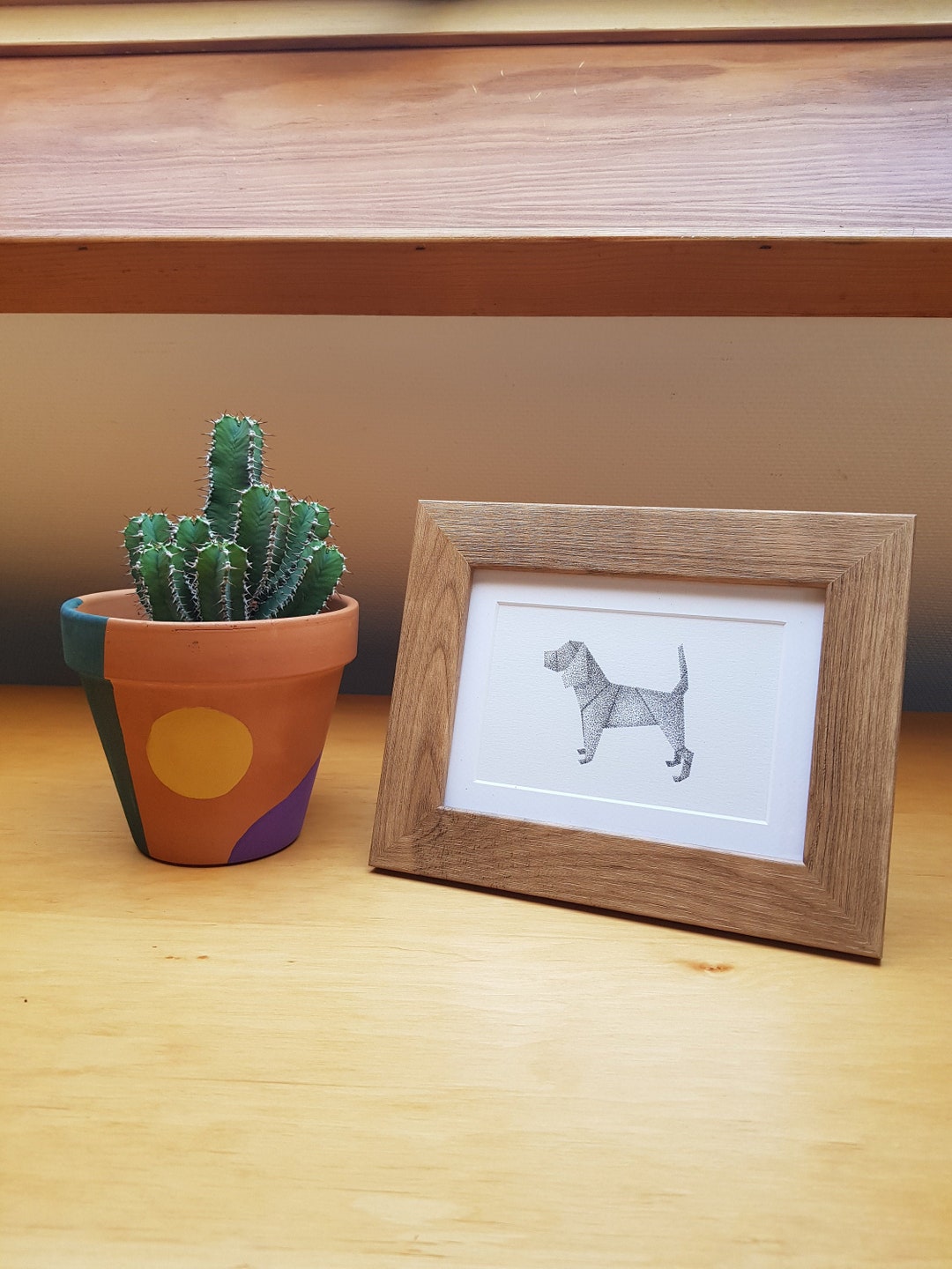 Drawing by Beagle Origami - Etsy