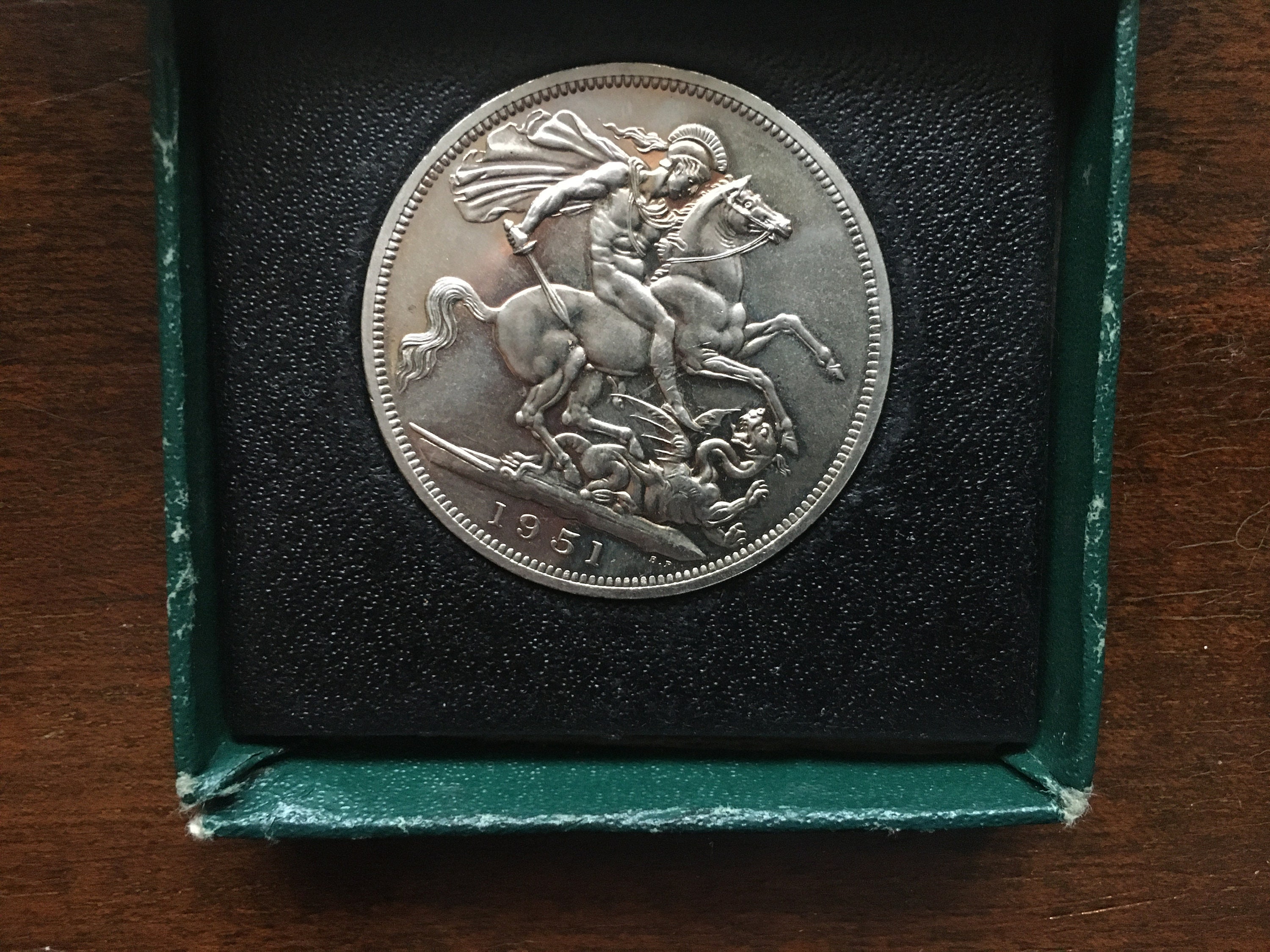 1951 Boxed Festival of Britain Commemorative Coin/crown Piece; George ...