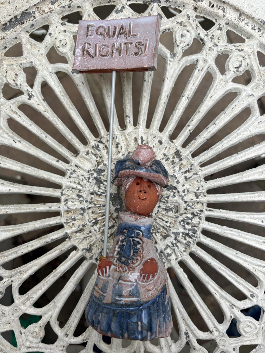 Marie Whitby Suffragette Lady Figurine equal Rights. - Etsy