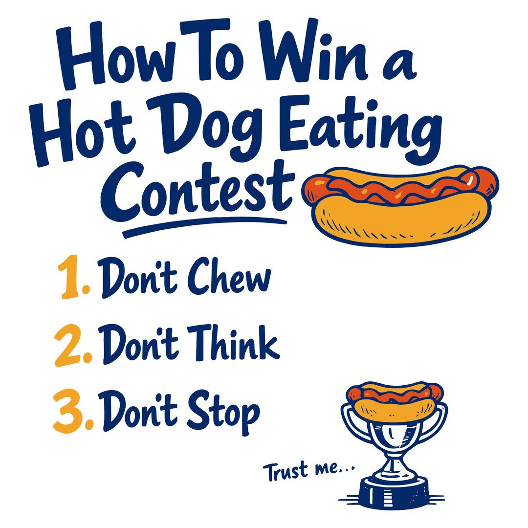 How to Win a Hot Dog Contest Hot Dog SVG | Funny Weiner Quotes PNG Pdf ...