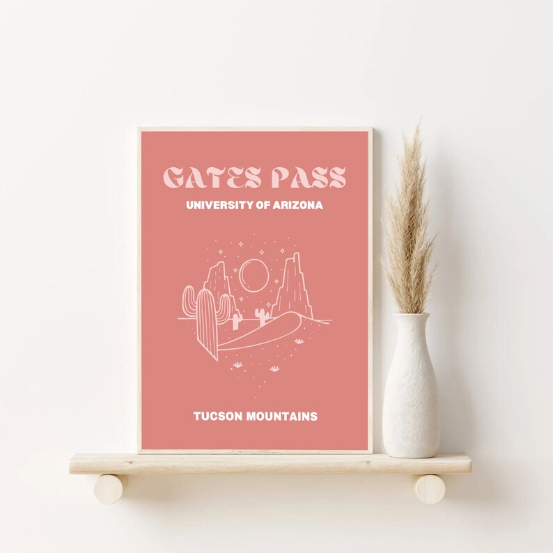 University of Arizona Poster Set - Etsy