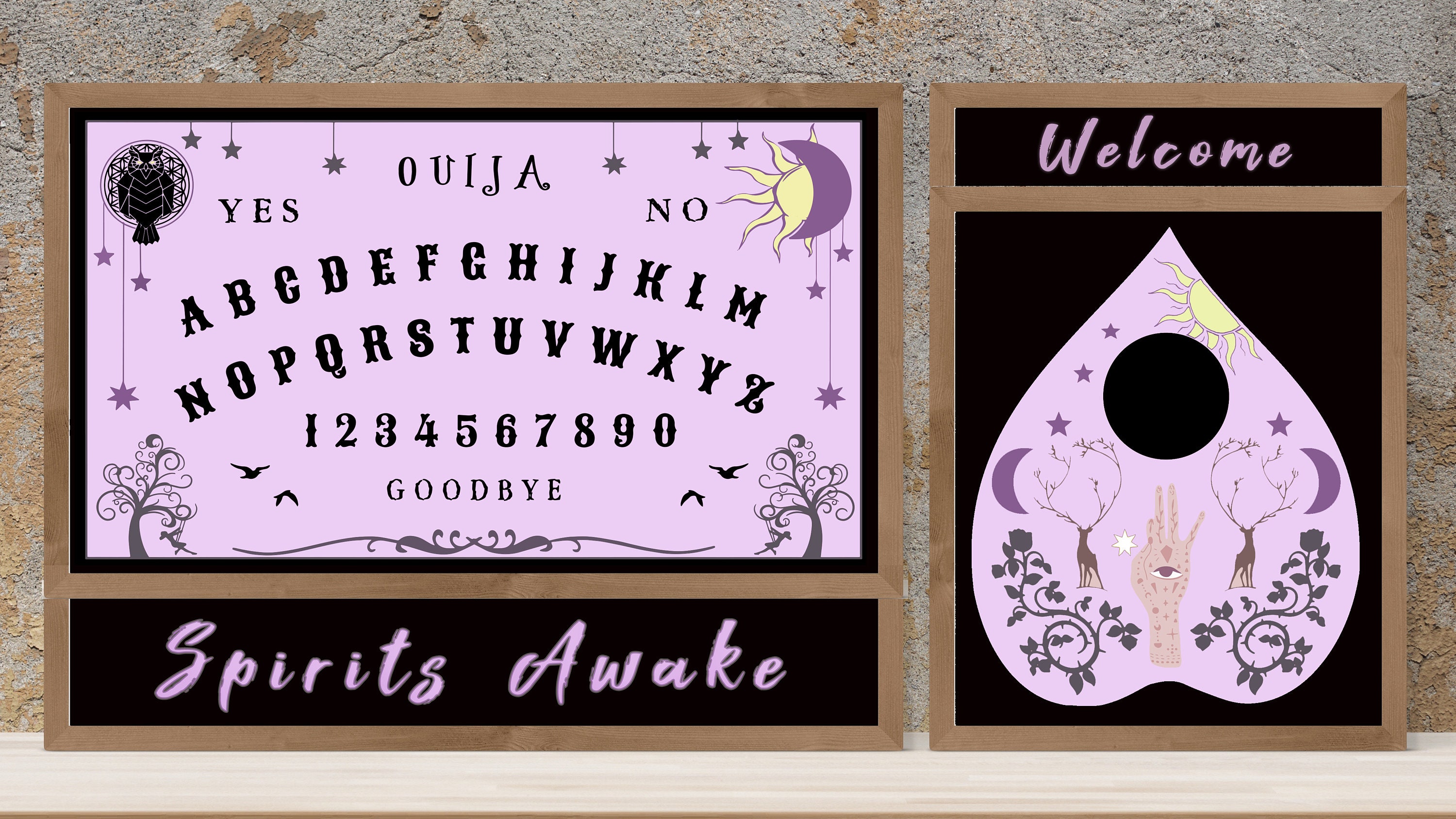 Ouija Board and Planchette Designs SVG PNG Graphic Craft - Etsy
