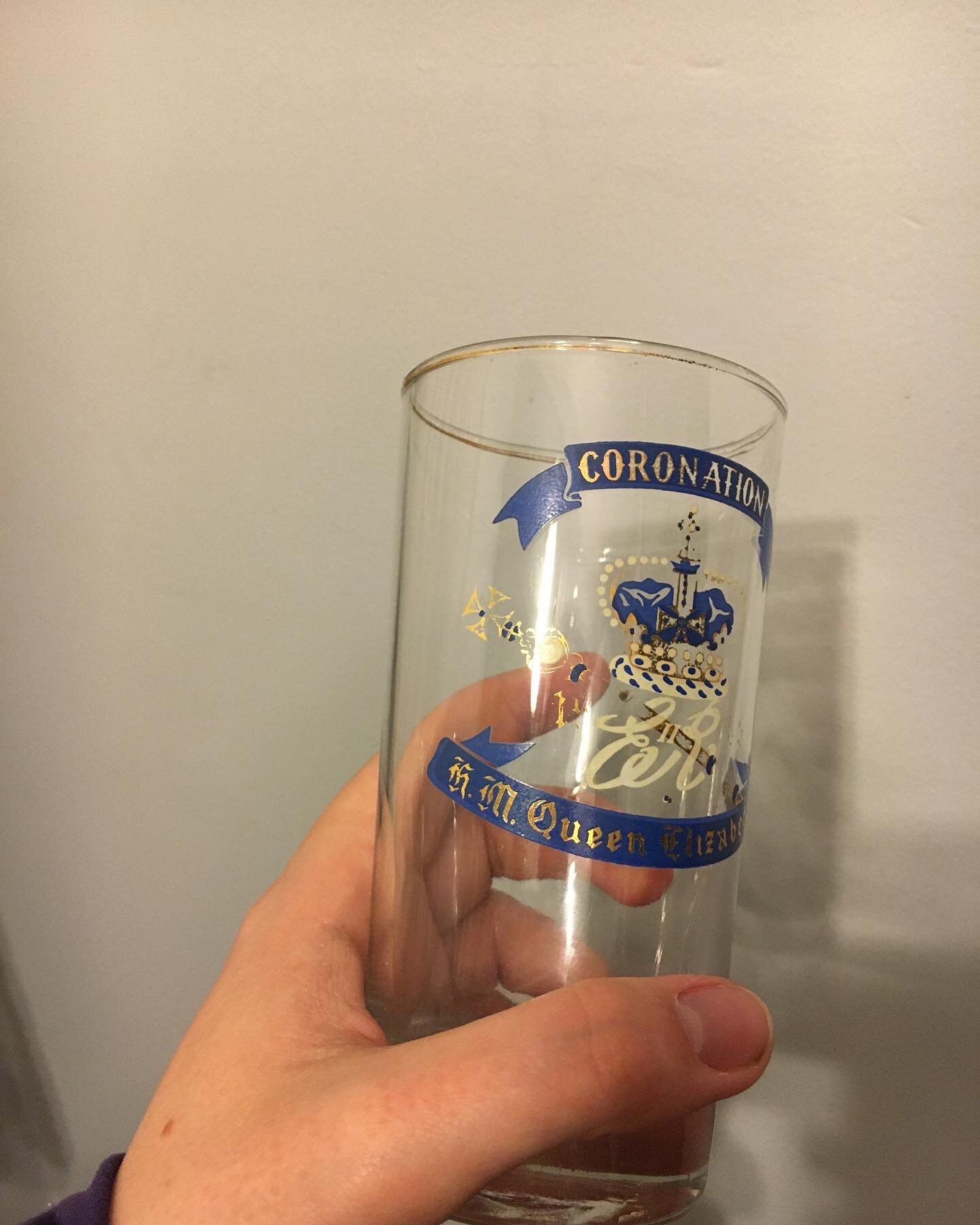 1953 Coronation of Queen Elizabeth Glass - Etsy