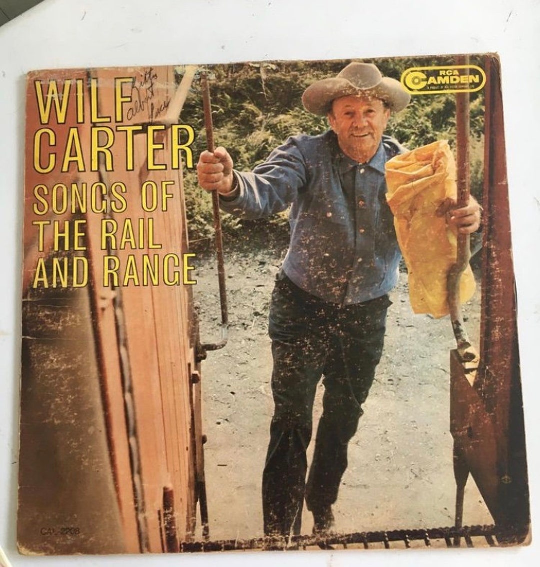 Vintage Wilf Carter Vinyl Records - Etsy