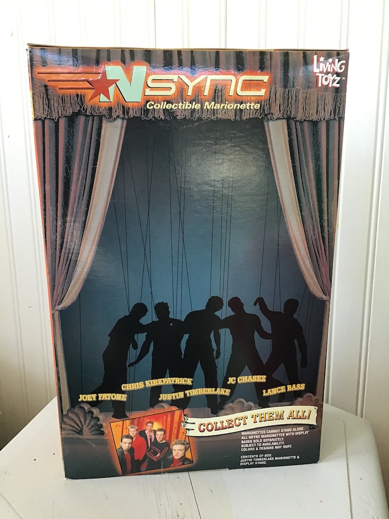 2000 NSYNC Collectible Marionette Dolls Still in the Box Mint - Etsy