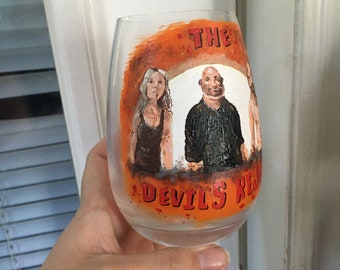 Dripping Blood an Exclusive Design, Hand Painted, Wine Glass Featuring ...