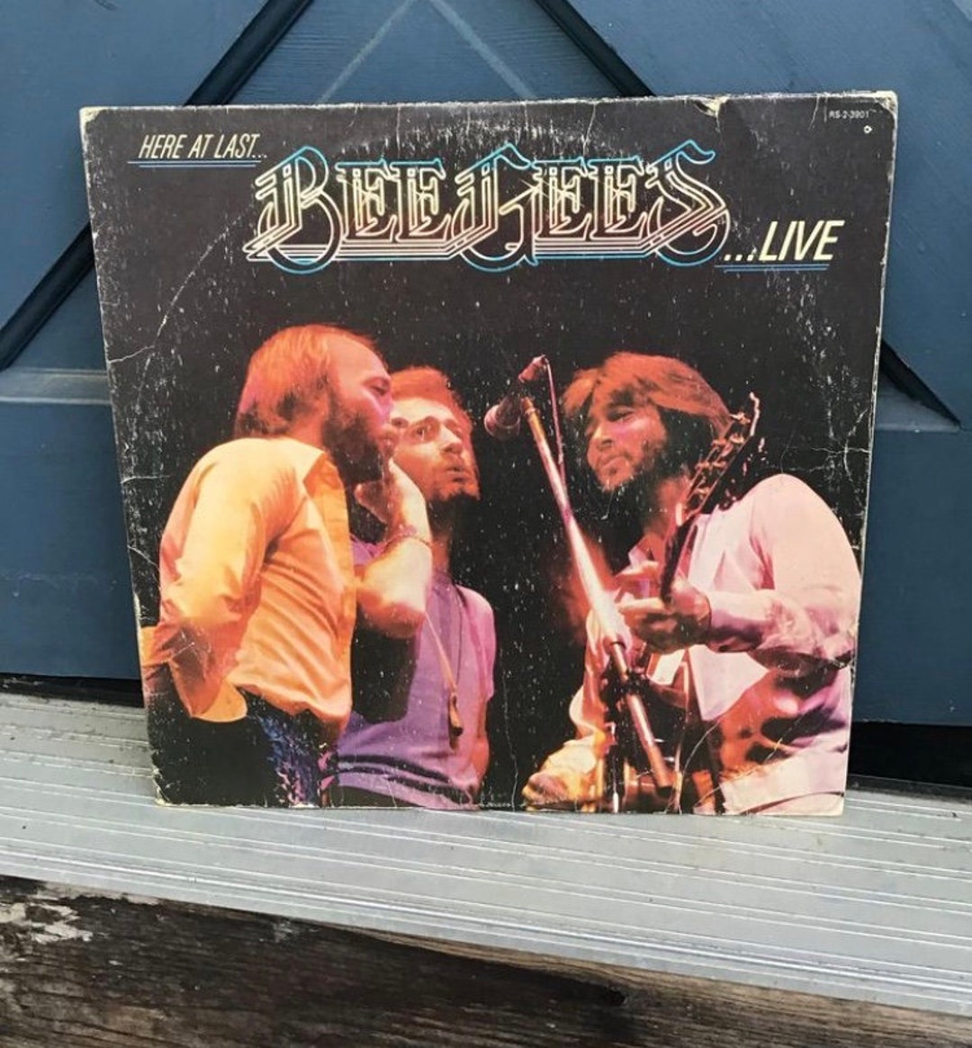 1976 Here at Last… Bee Gees…live Vinyl Record-disco- Christmas Music - Etsy