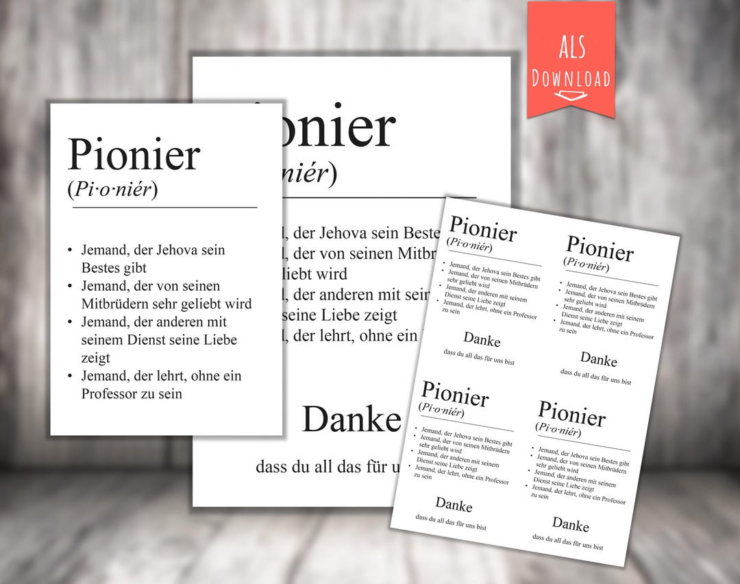 Pioneer Definition for Download, as PDF, Jpg for Self-printing; Pioneer ...